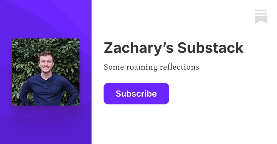 Zachary’s Substack | Zachary Witzel | Substack