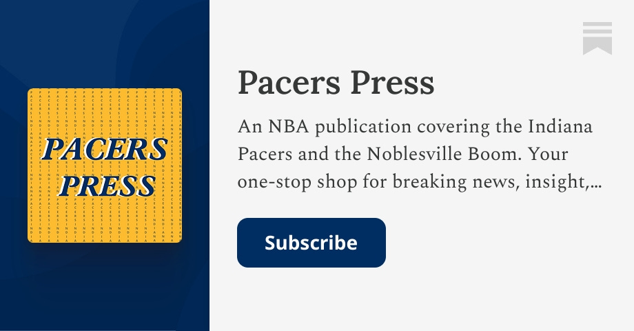 Pacers Press | Zach Pearson | Substack