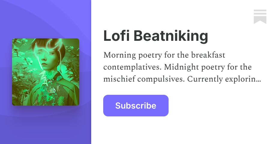 Lofi Beatniking | Zackery Allen Coffman | Substack