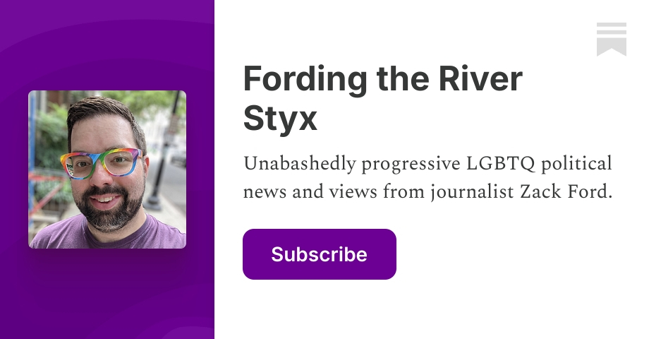 Fording the River Styx | Zack Ford | Substack