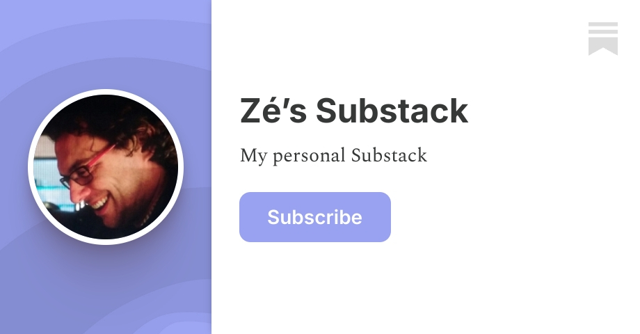 Zé’s Substack | Zé Ayala | Substack