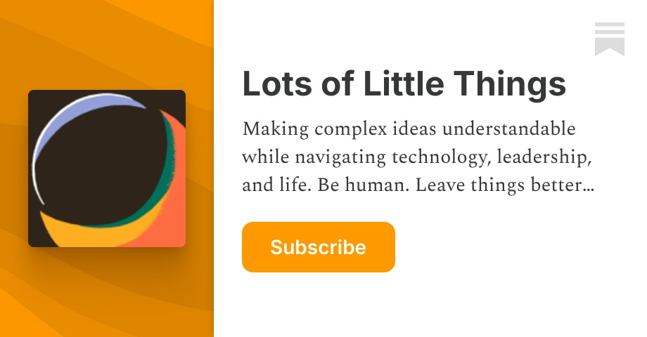 Lots of Little Things | Zeke Rutman-Allen | Substack