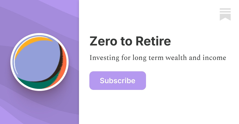 Zero to Retire | Matthew Frankel, CFP® | Substack