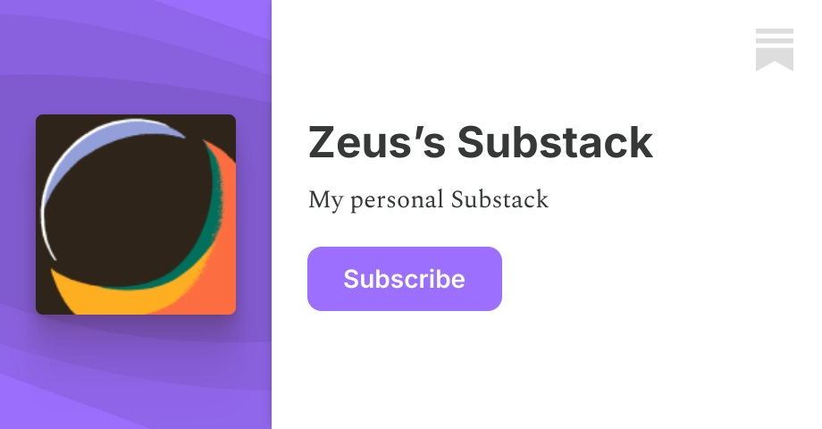 Zeus’s Substack | Substack