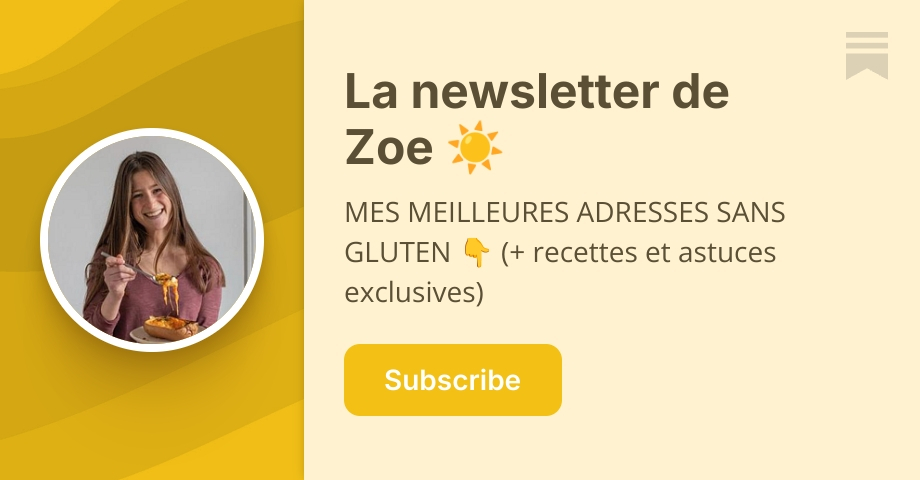 La newsletter de Zoe ☀️ | Zoe Reich | Substack