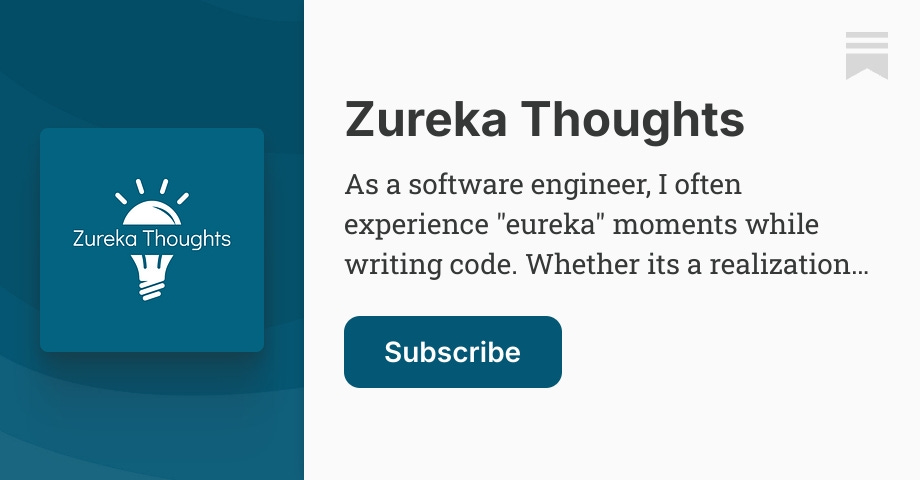 Zureka Thoughts | Alex Zurek | Substack