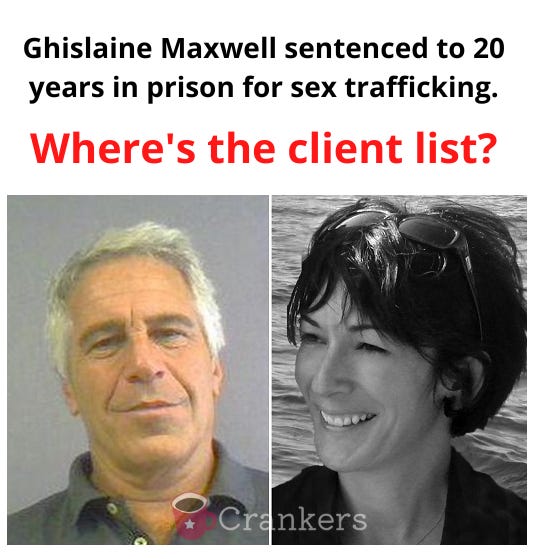 Ghislaine Maxwell Sentenced To 20 Years In Prison Social Media Wants