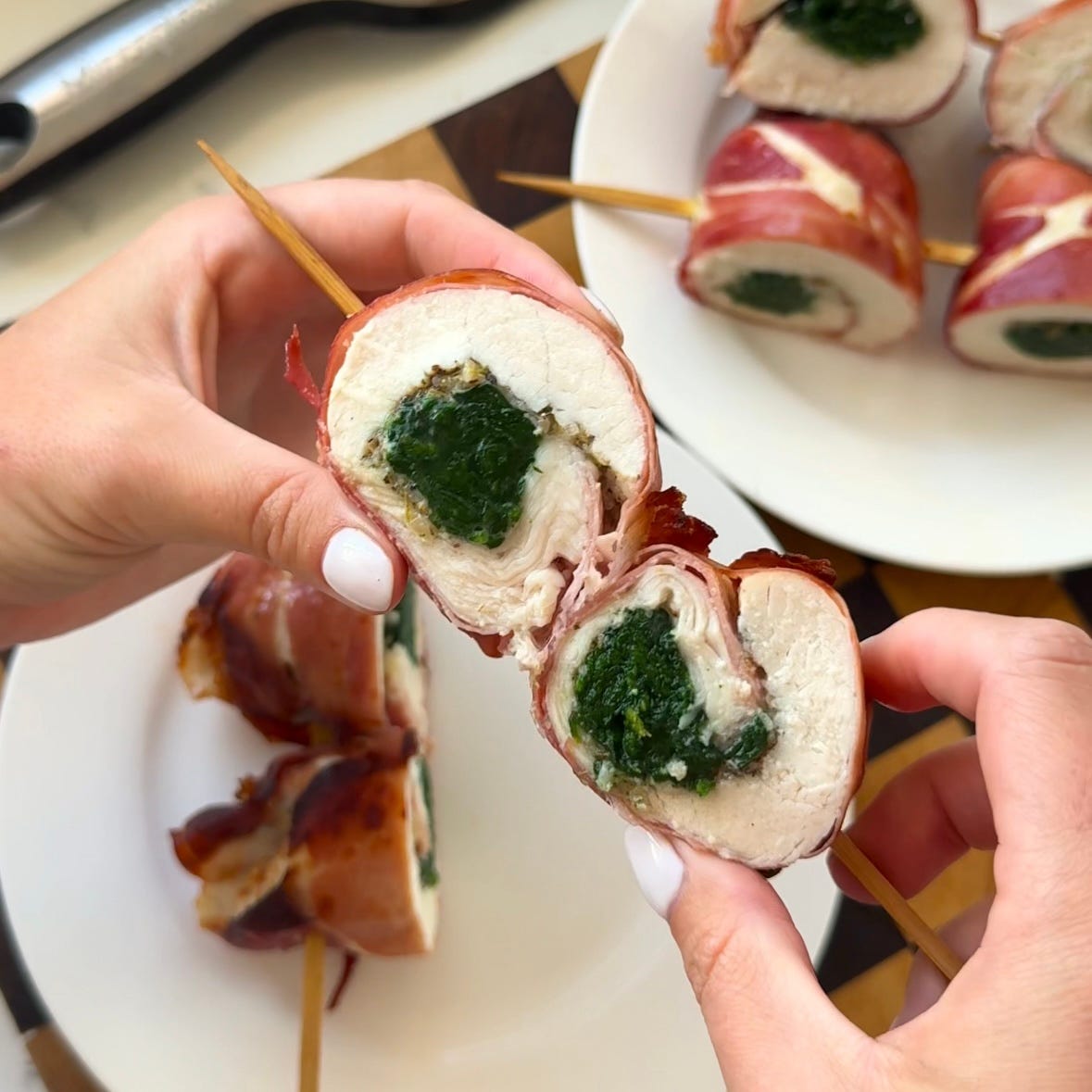 MANCHEGO & PROSCIUTTO CHICKEN ROLL UPS 🔥