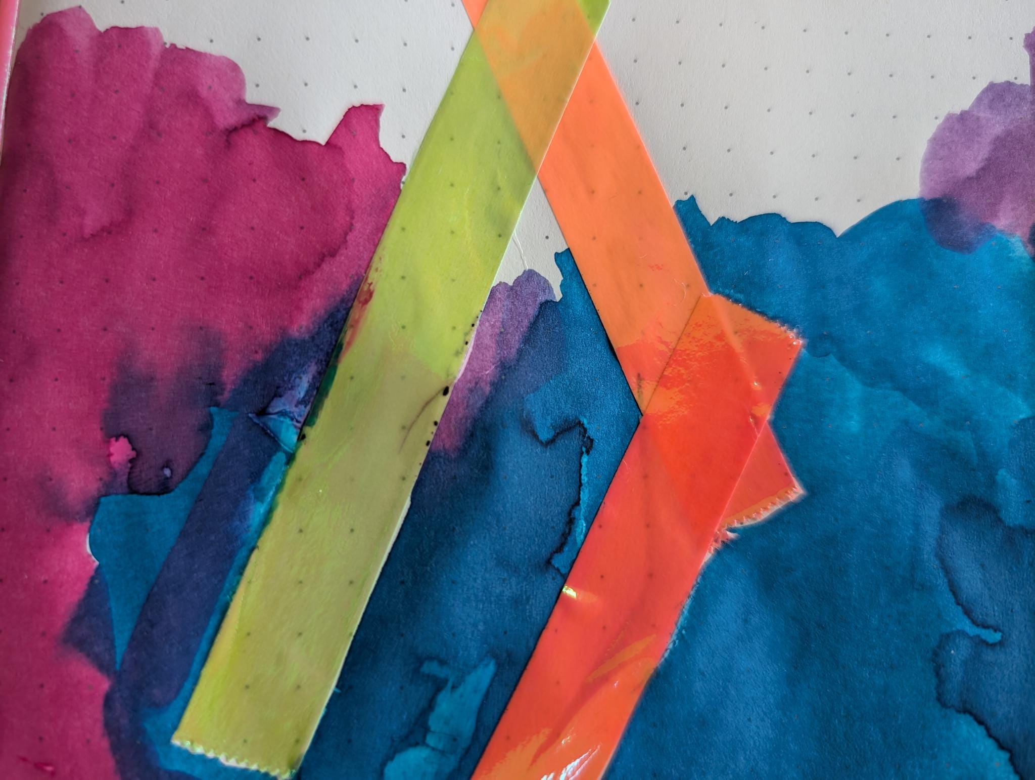 Neon cranes and flowers - jkadf’s Substack