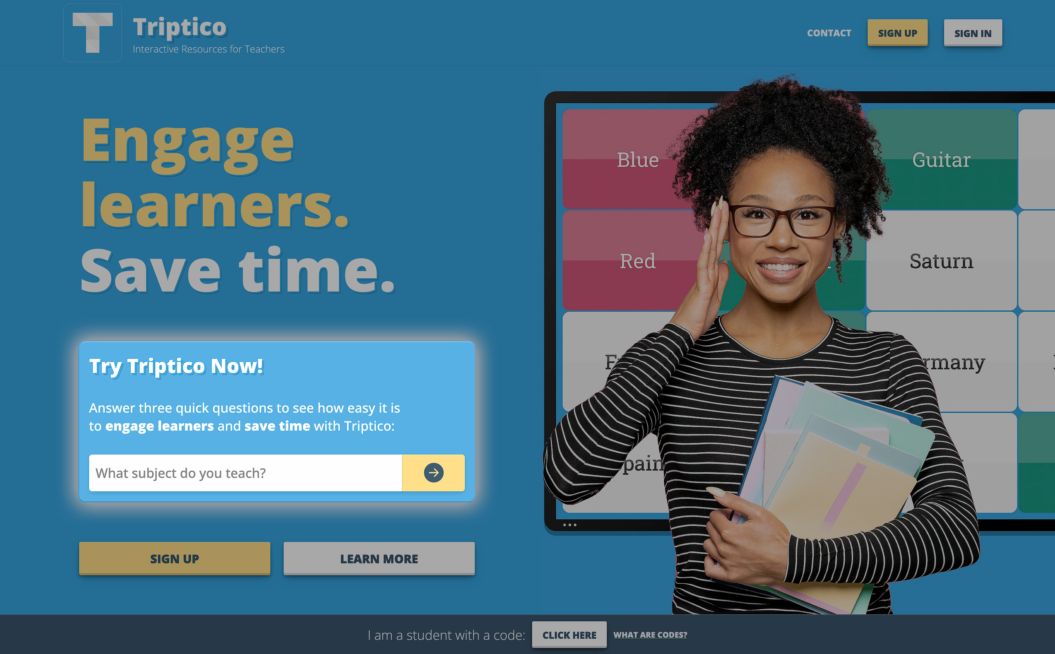 Discover a New Feature on the Triptico Homepage...