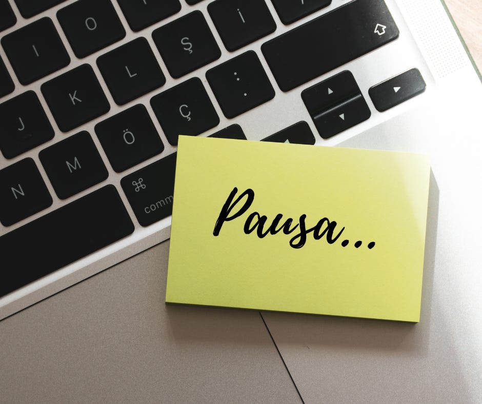Hacemos una pausa... - by Sergio Sosa - Signos Vitales