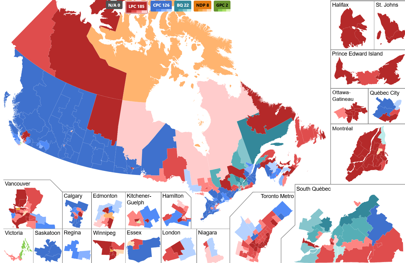 E-33: Liberals Grow Their Lead - by Curtis Fric