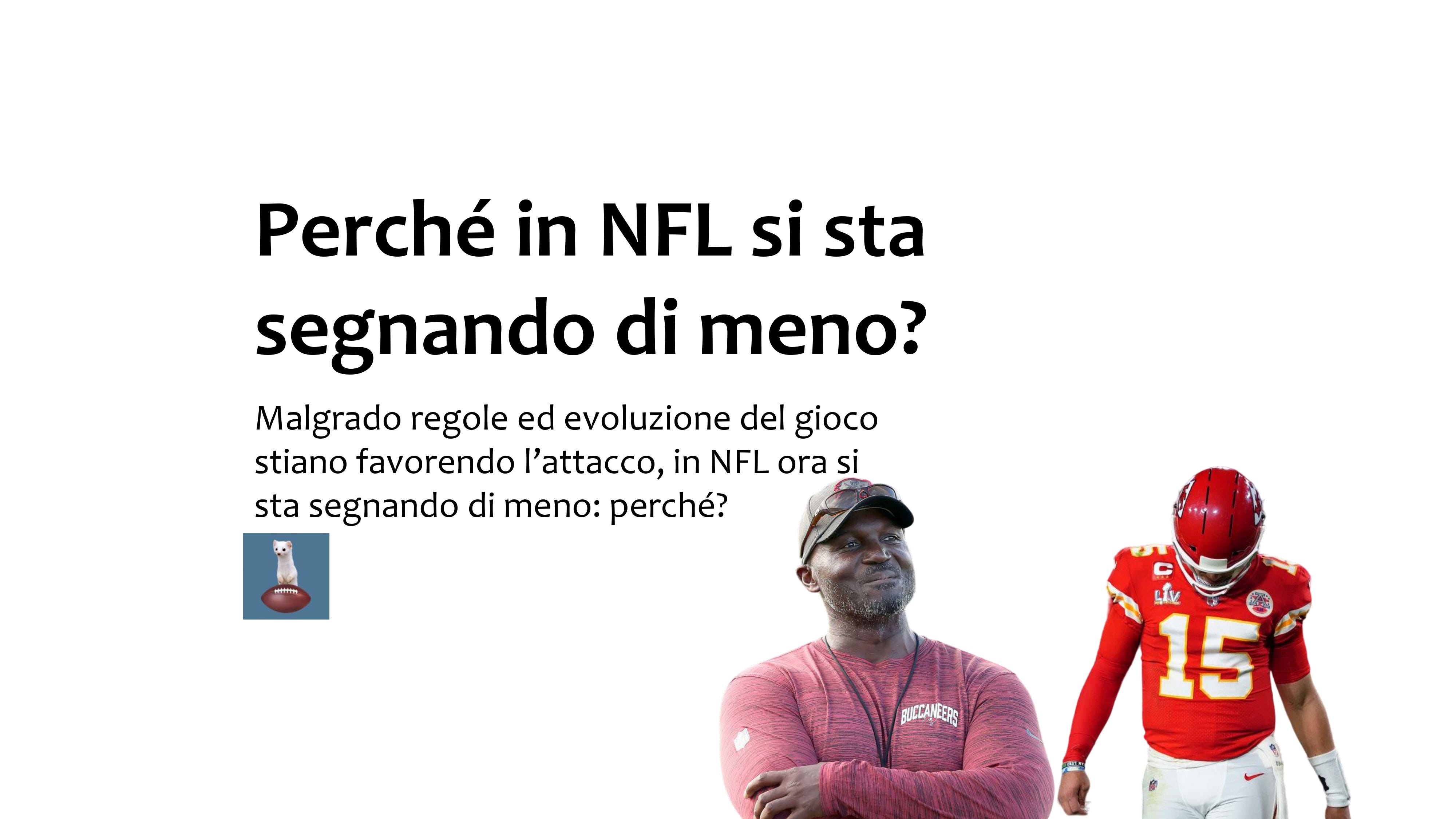 Perché in NFL si sta segnando di meno? - by Mattia Righetti
