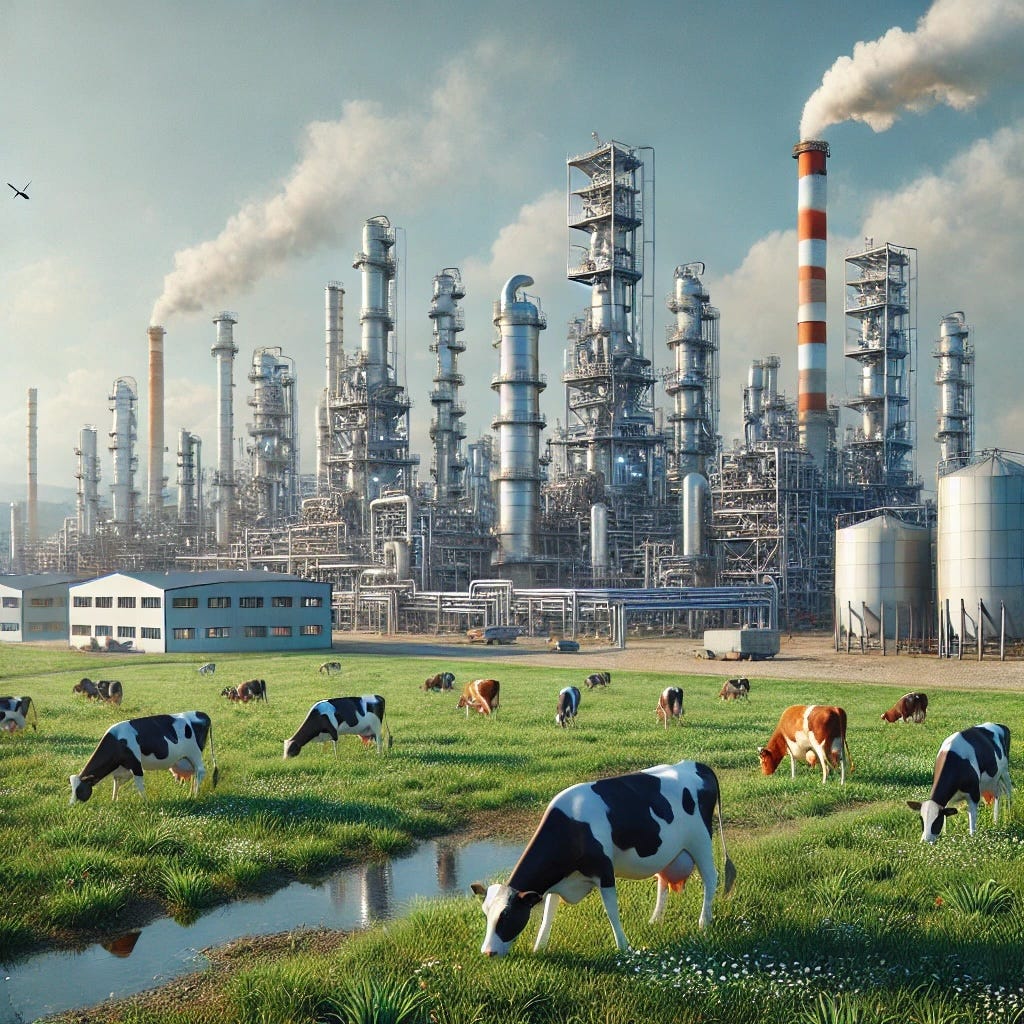 Methane: CO₂’s evil little brother. - by Julia Wagner