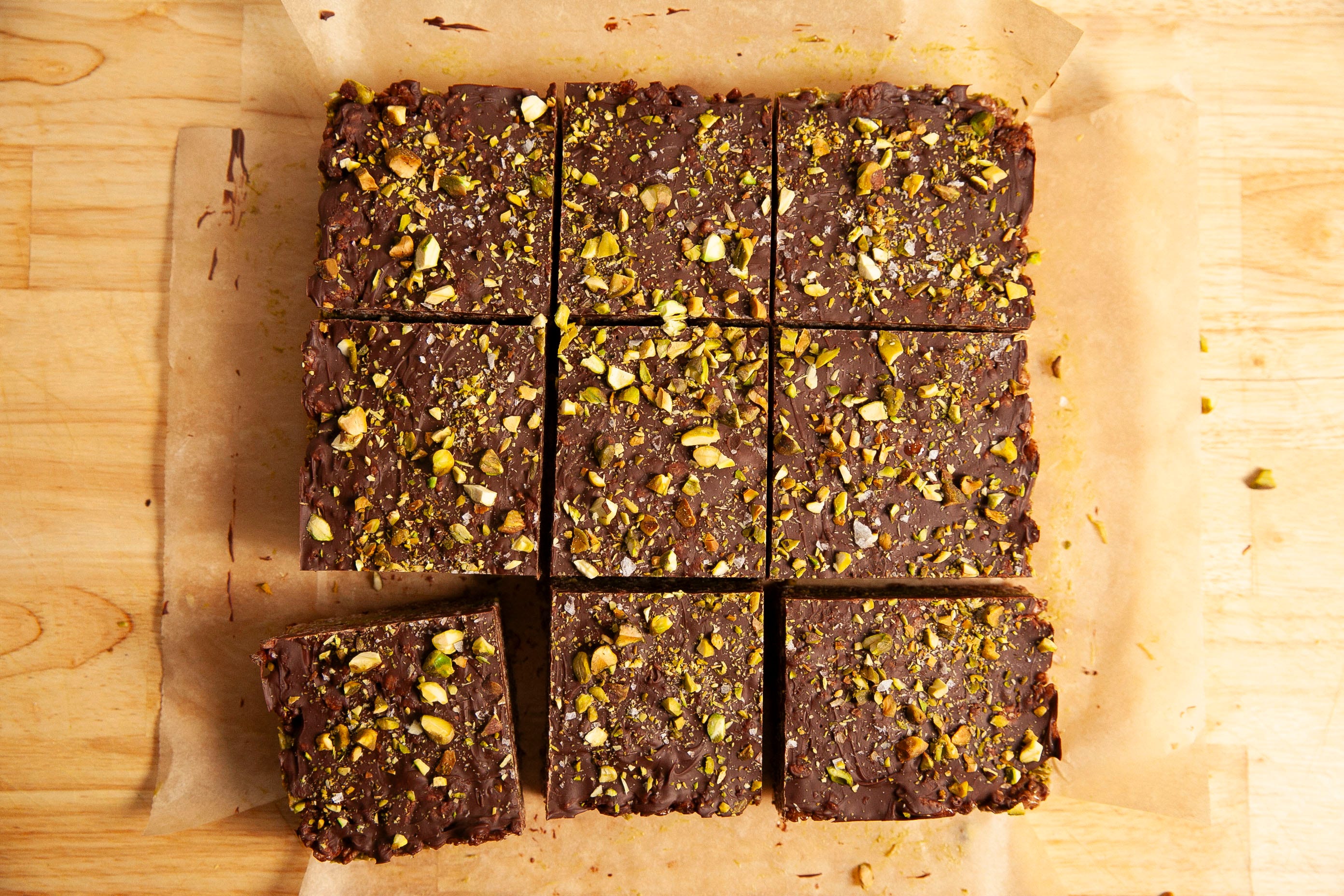 Dubai Chocolate Rice Krispie Treats - by Farideh Sadeghin