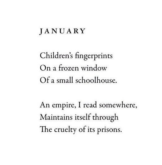 Poems for Your Weekend: January Cold Edition