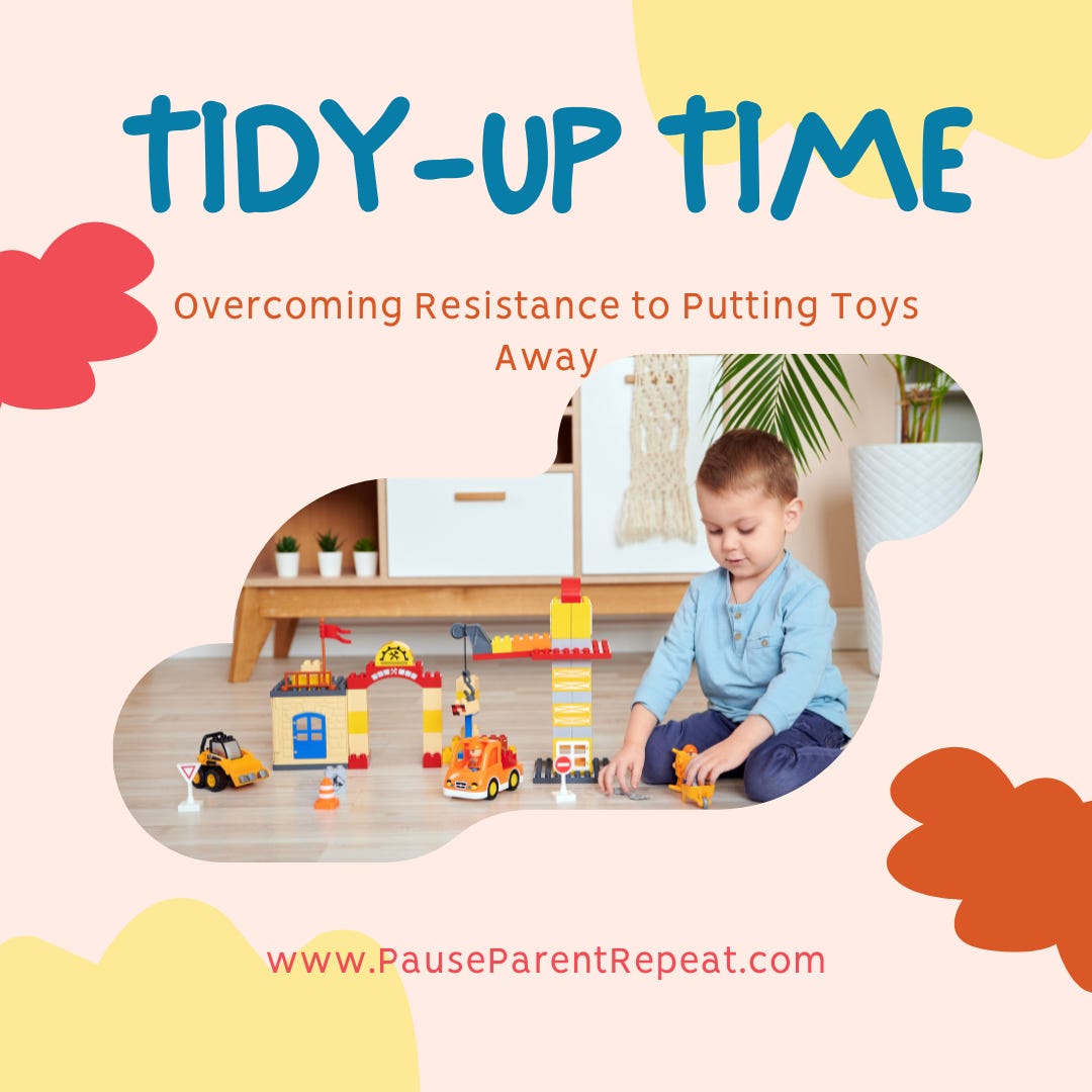 Tidy-Up Time: Pause Cards - by Sarah