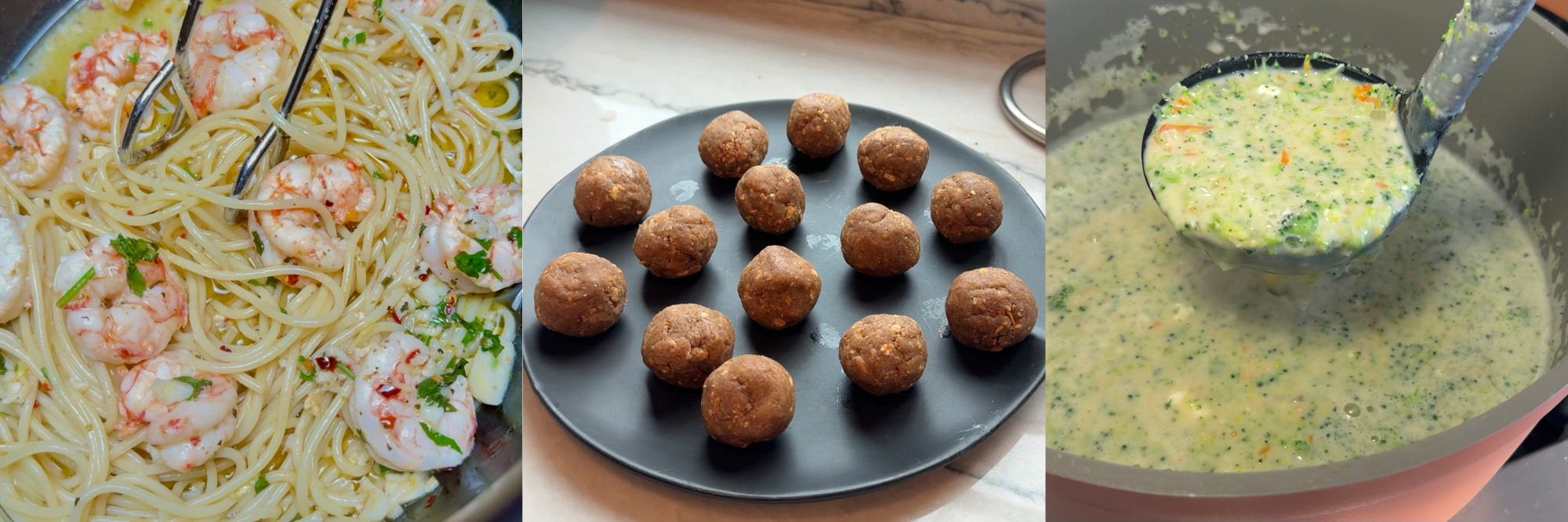 Lainie's 3-2-1s: Easy Shrimp Scampi, High Protein Broccoli Cheddar Soup ...