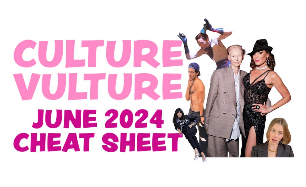 Culture Vulture Cheat Sheet - by Lily Hyde