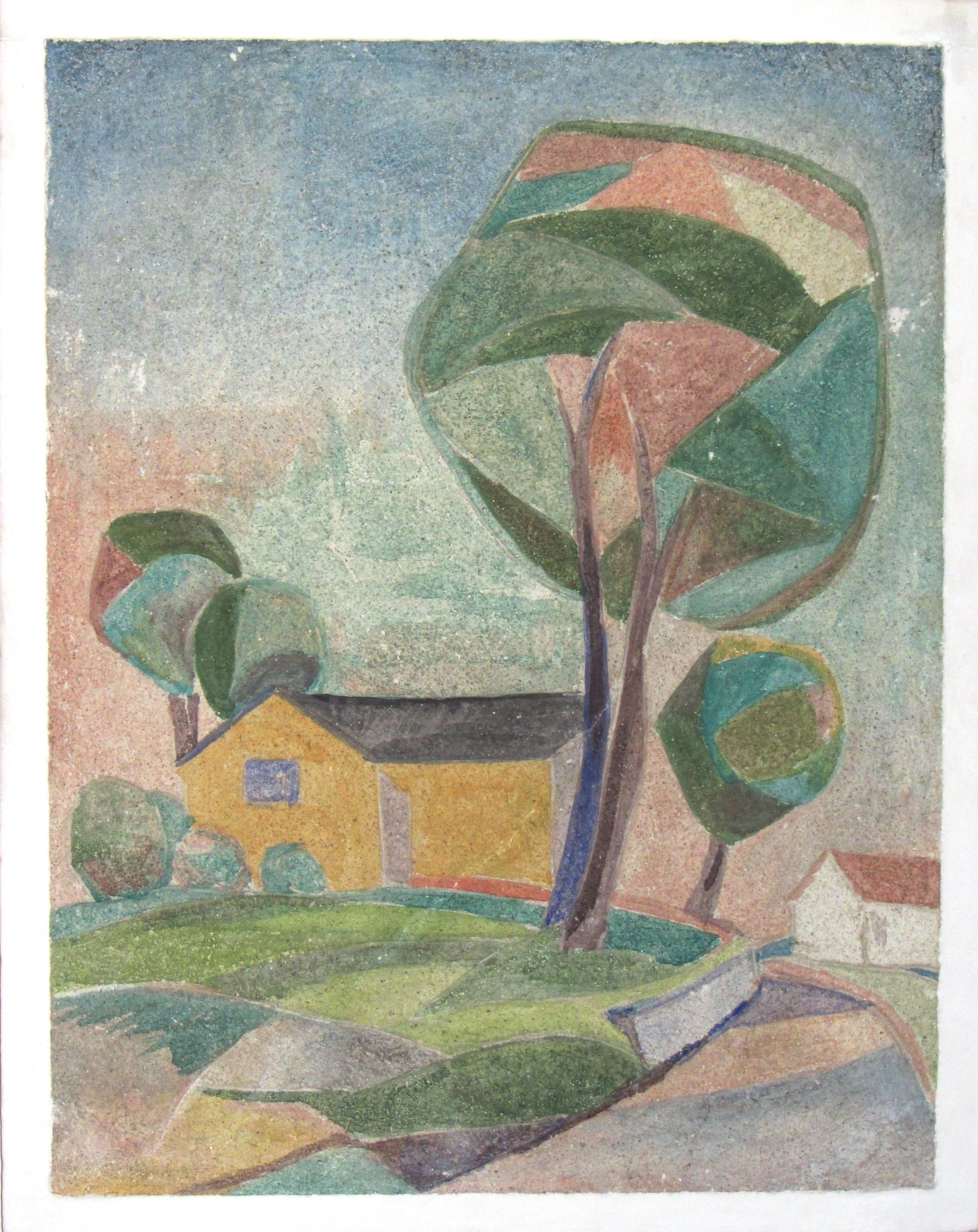 Two Fresco Paintings by Harald Sandberg