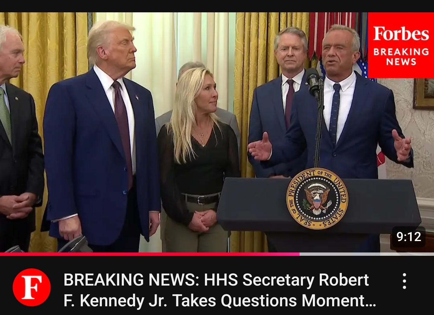 RFK, Jr. Offers Brief & Powerful Speech at Swearing In Ceremony