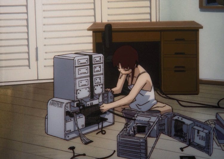 Serial Experiments Lain - by Giovanna Chādid جيوفانا شديد