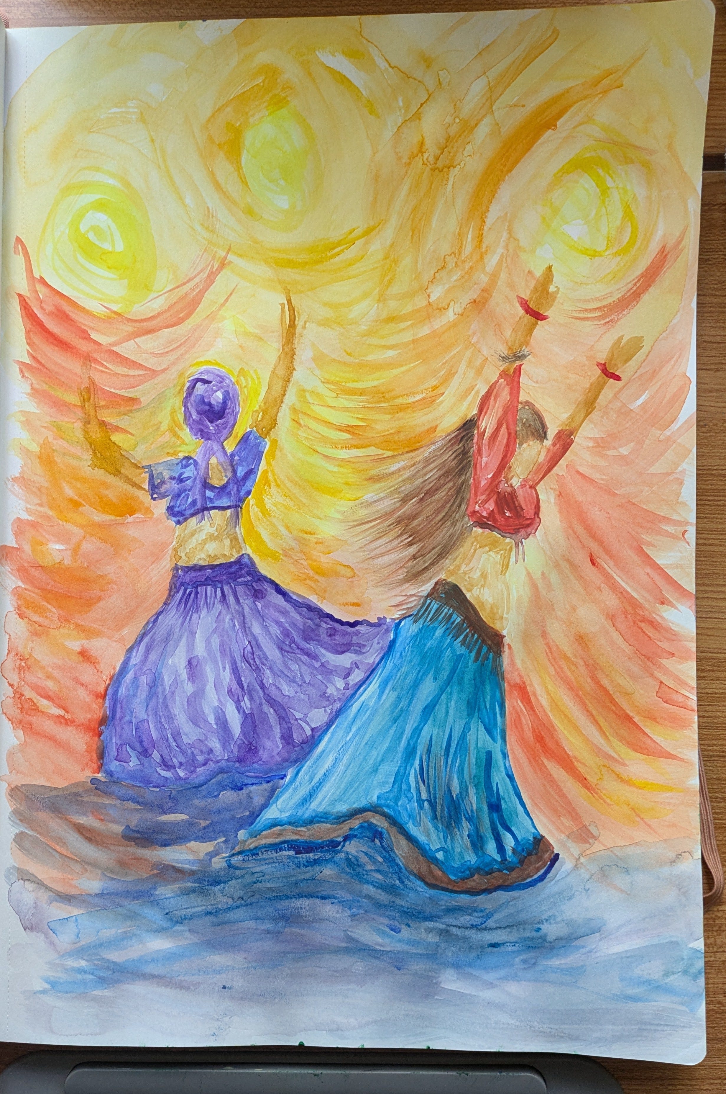 Pulse of Rising Light - by Ruth Williamson - Practicing Art