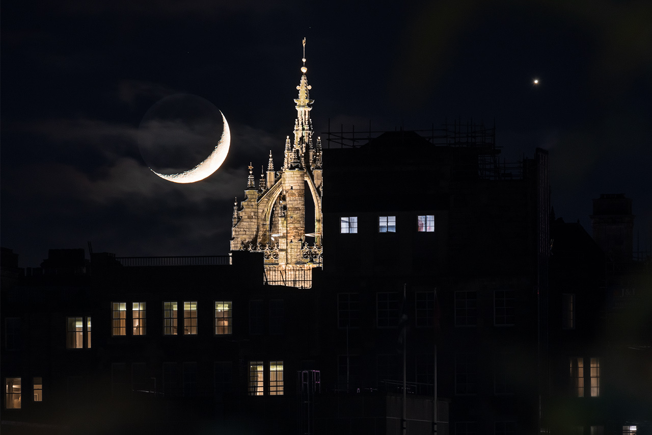 Venus & New Moon - Tom Duffin’s Photography Journey