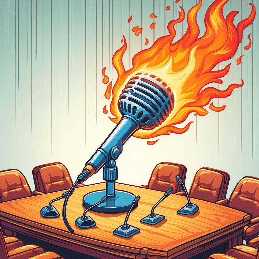 Council CE caught out in awkward hot mic moment