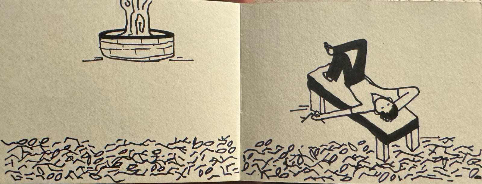 The limitless joy in snapping twigs and their subsequent flinging