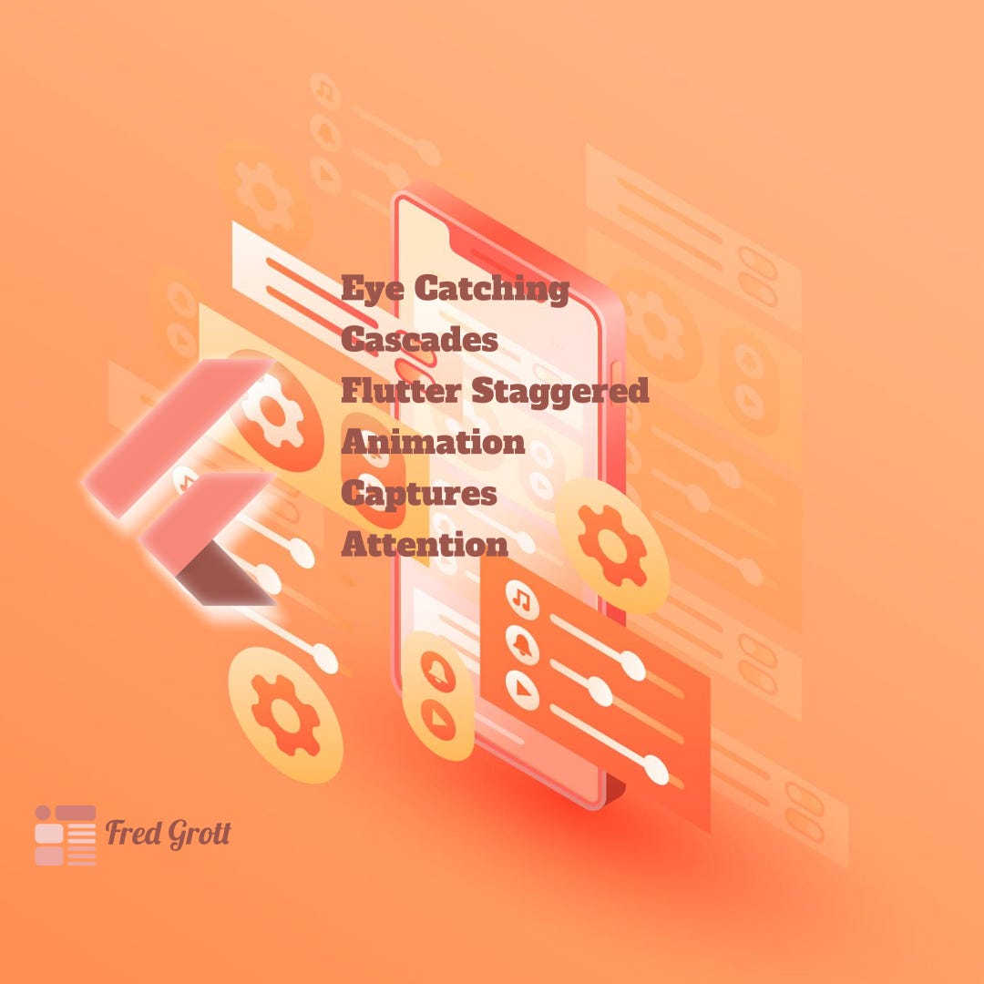 Eye Catching Cascades Flutter Staggered Animation Captures Attention