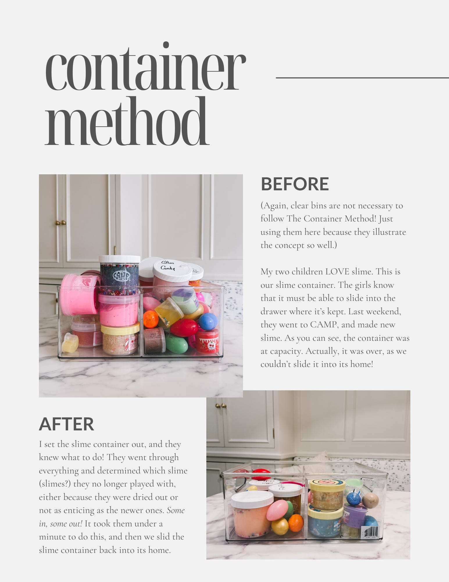 How "The Container Method" Changed My Life