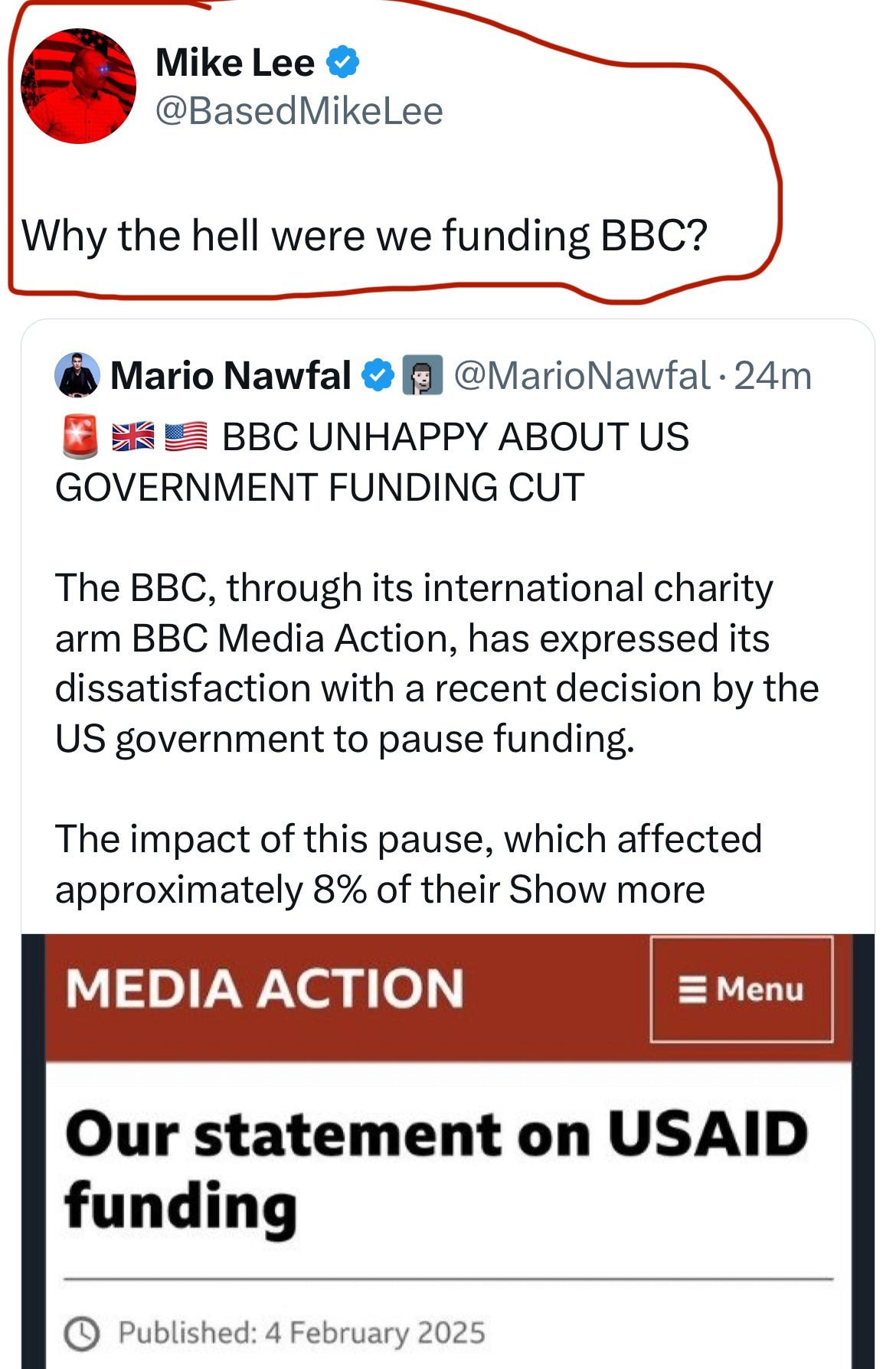 BBC IS FUNDED BY USAID - by AYE TV - AYE’s Substack