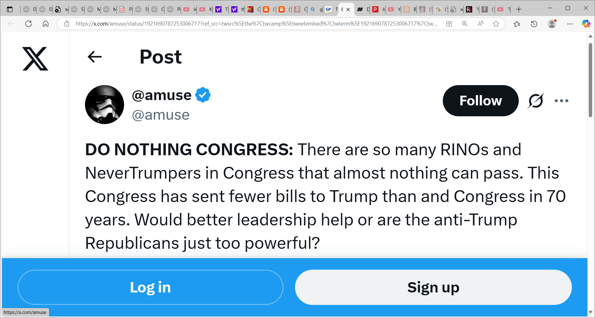 Are anti-Trump RINO Republicans just too powerful again for POTUS Trump ...