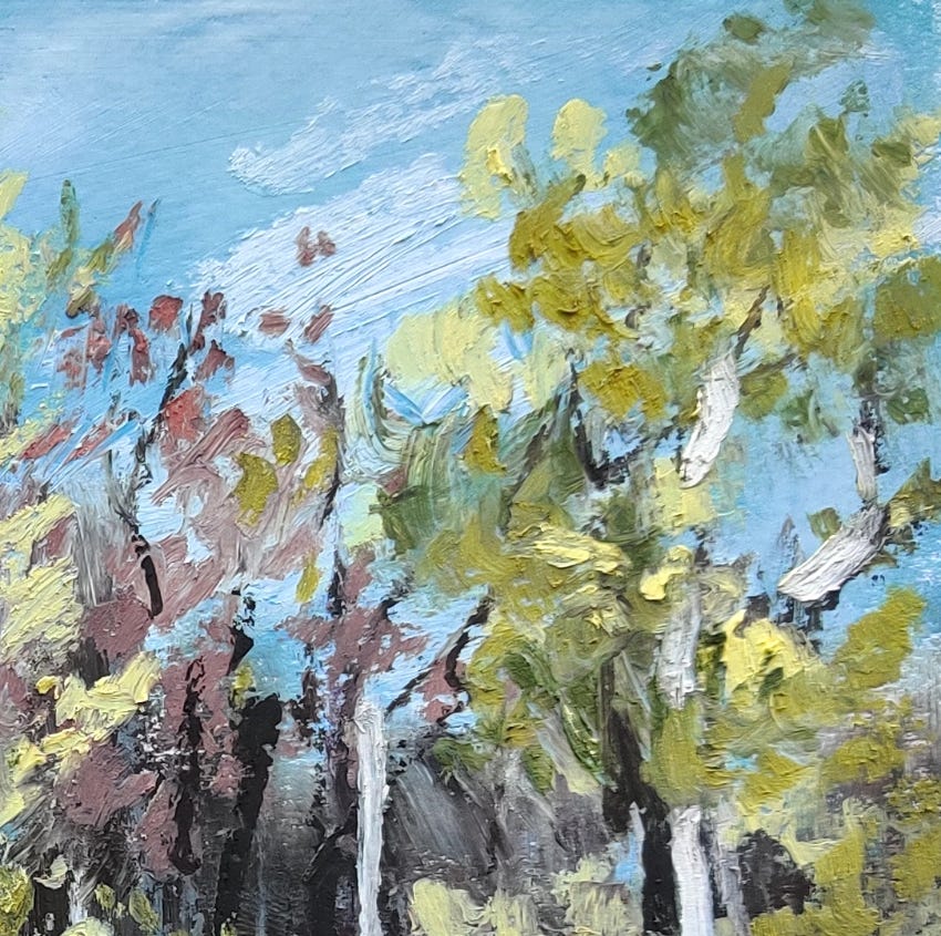 Experiments in Oil Pastel - by Beth Adams