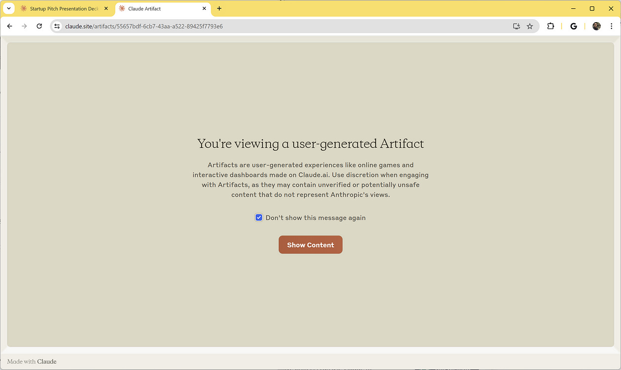 Anthropic Now Allows You To Share Your Claude Artifacts Publicly