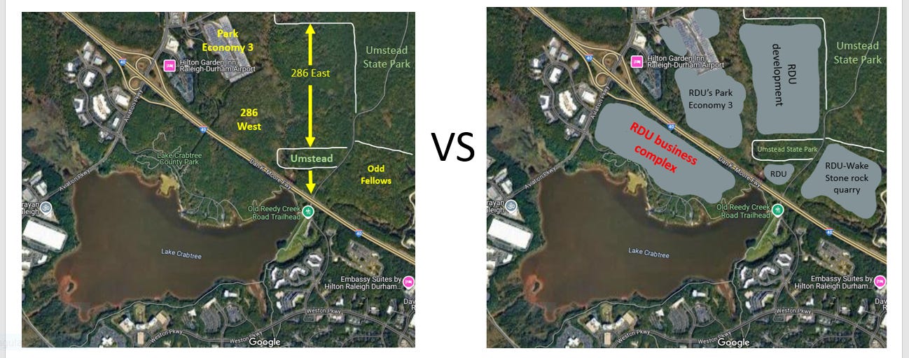 RDU wants to turn Lake Crabtree County Park into an “ENTERTAINMENT ...