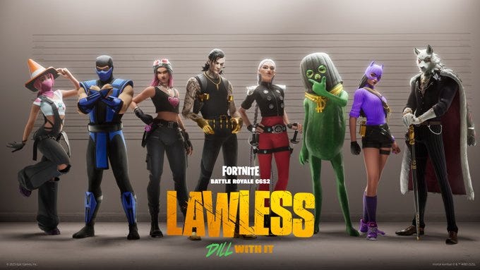 Fortnite Chapter 6 Season 2: Lawless - Sub-Zero, Rapping Pickle, and ...