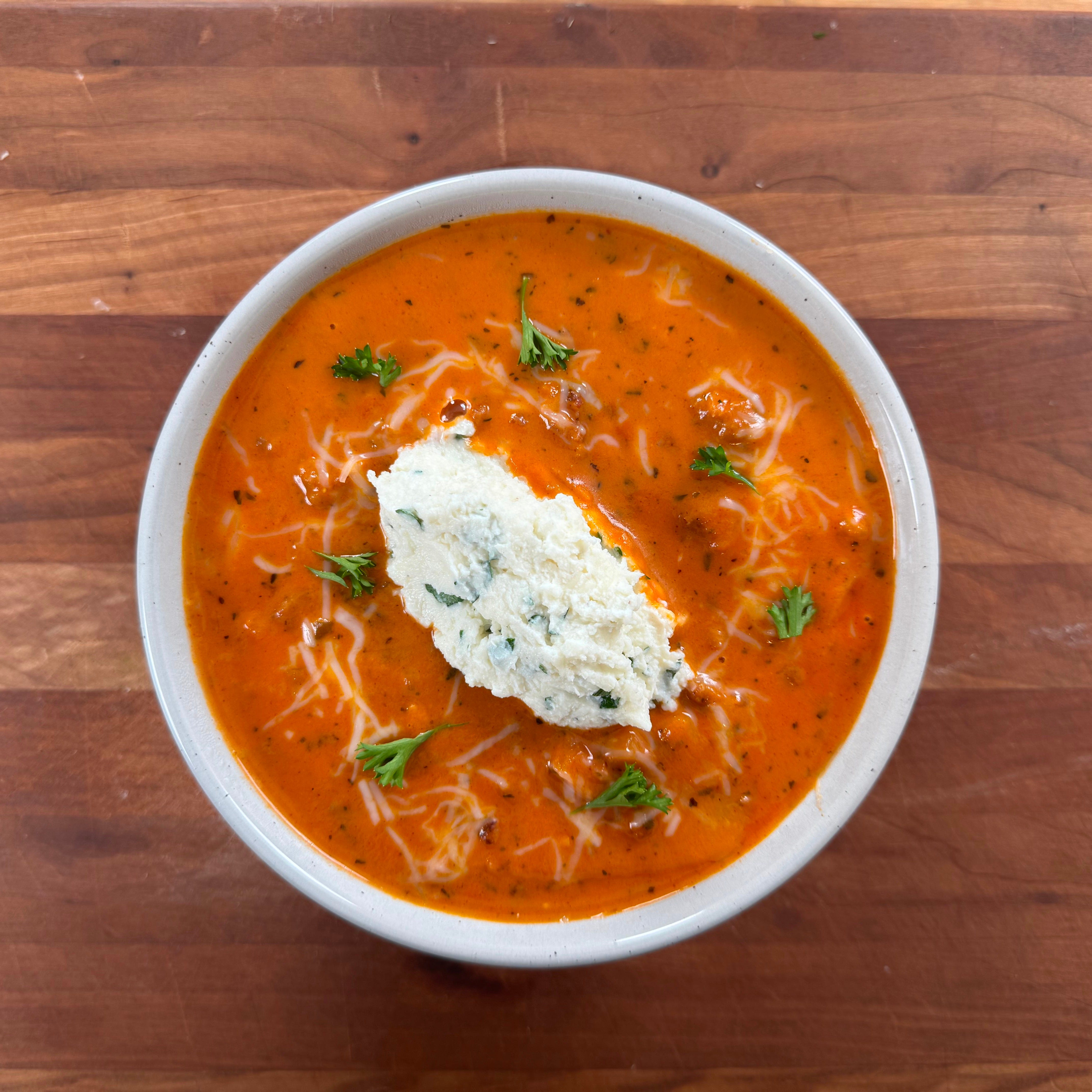 Creamy Lasagna Soup - by Ian Fujimoto - Not a Chef