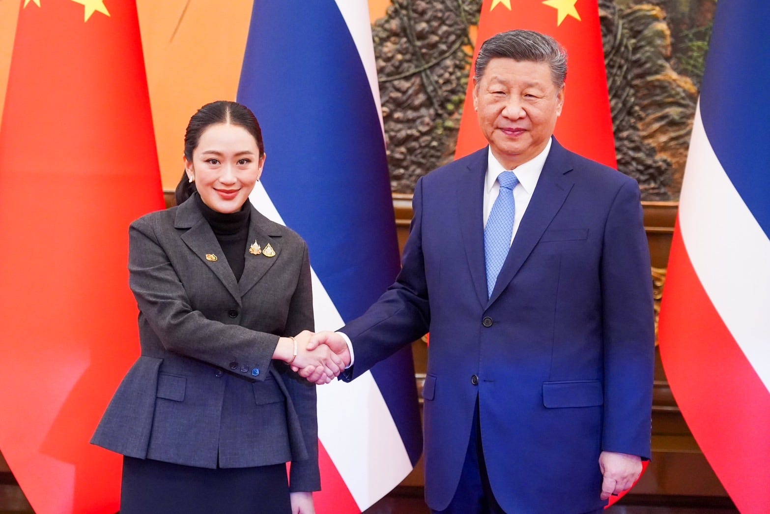 Paetongtarn Shinawatra Meets Xi Jinping