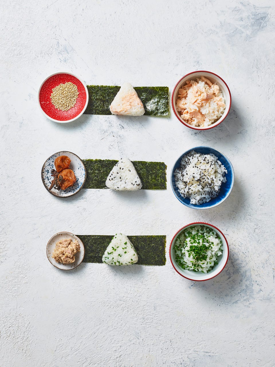 How to Make Perfect Onigiri - 3 Recipes - by Yuki Gomi