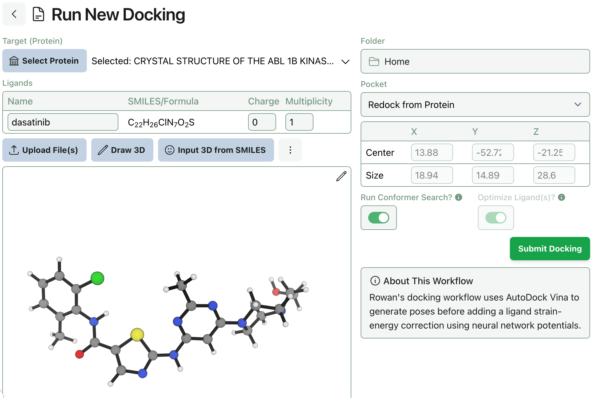 Protein–Ligand Docking