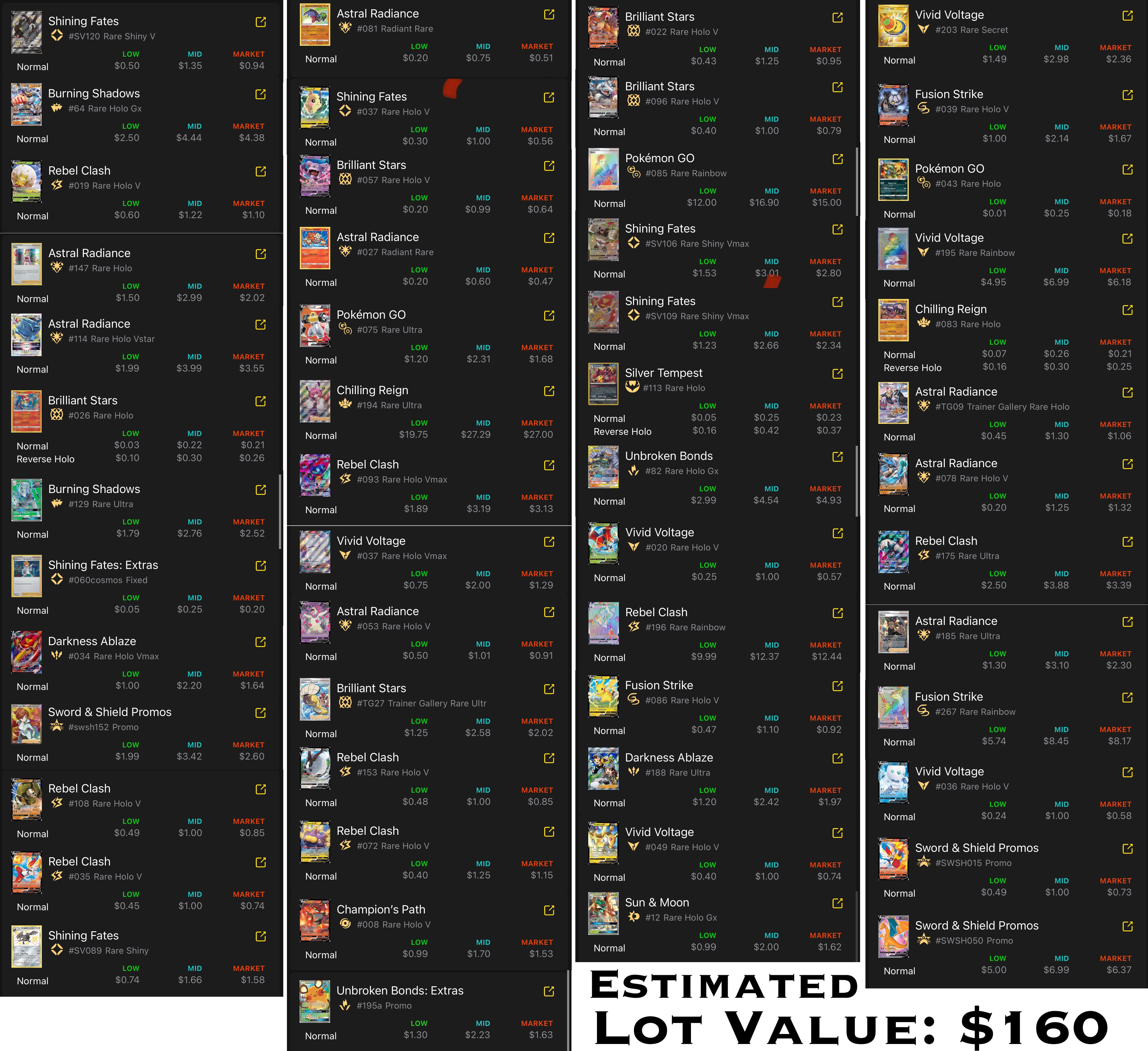 High Value Single Cards: - by ThePokeTrader