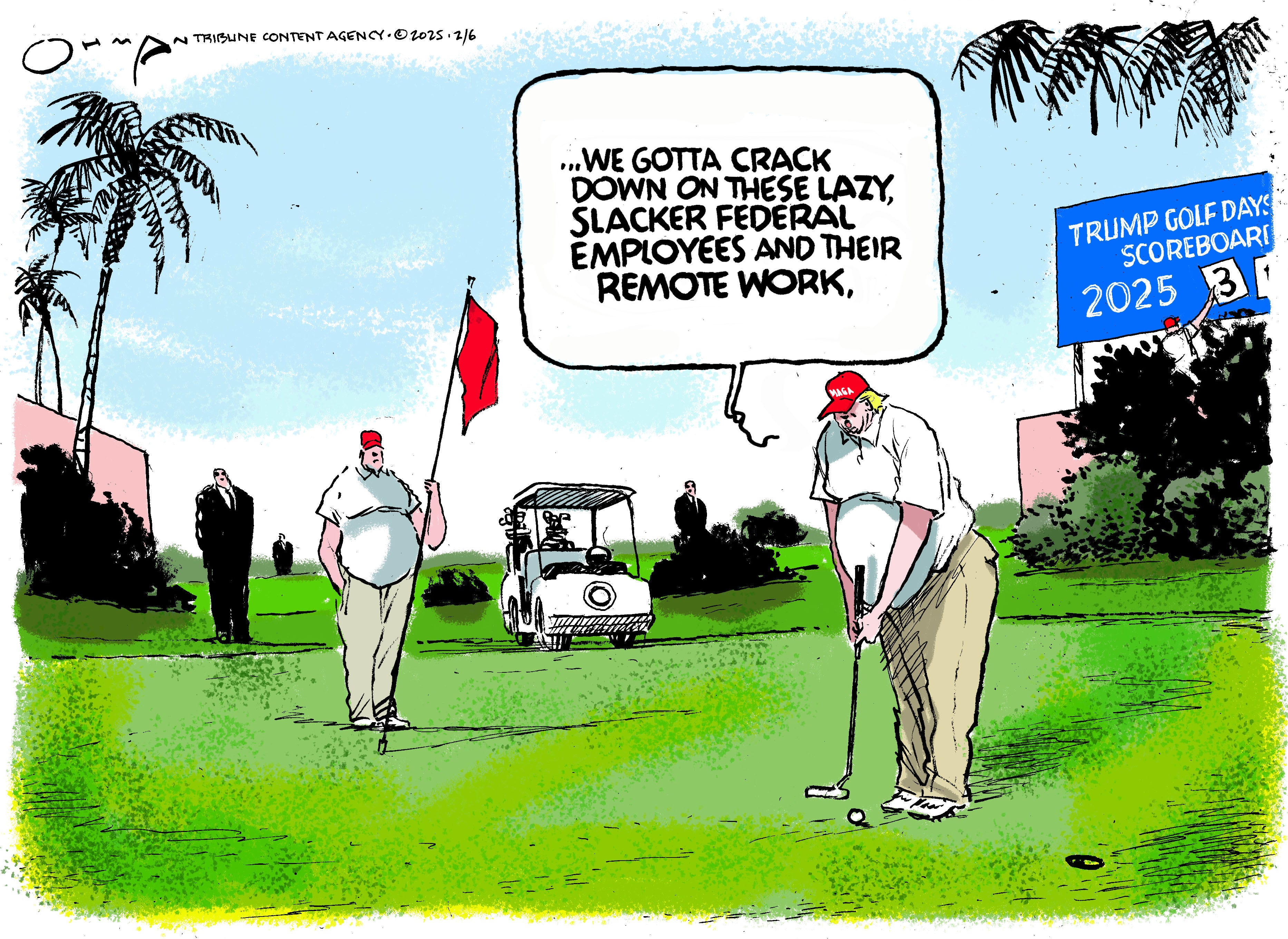 Your Daily Cartoon! - by Jack Ohman’s You Betcha!