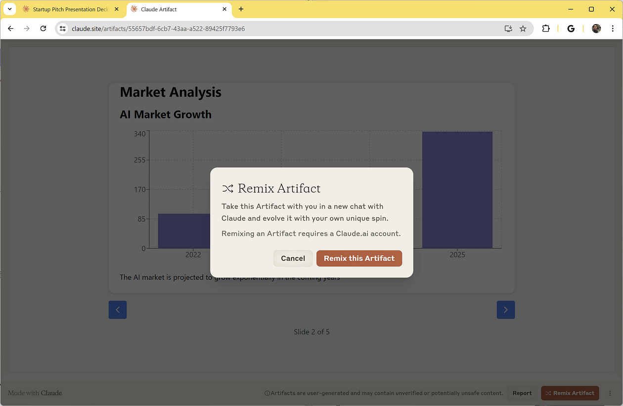 Anthropic Now Allows You To Share Your Claude Artifacts Publicly