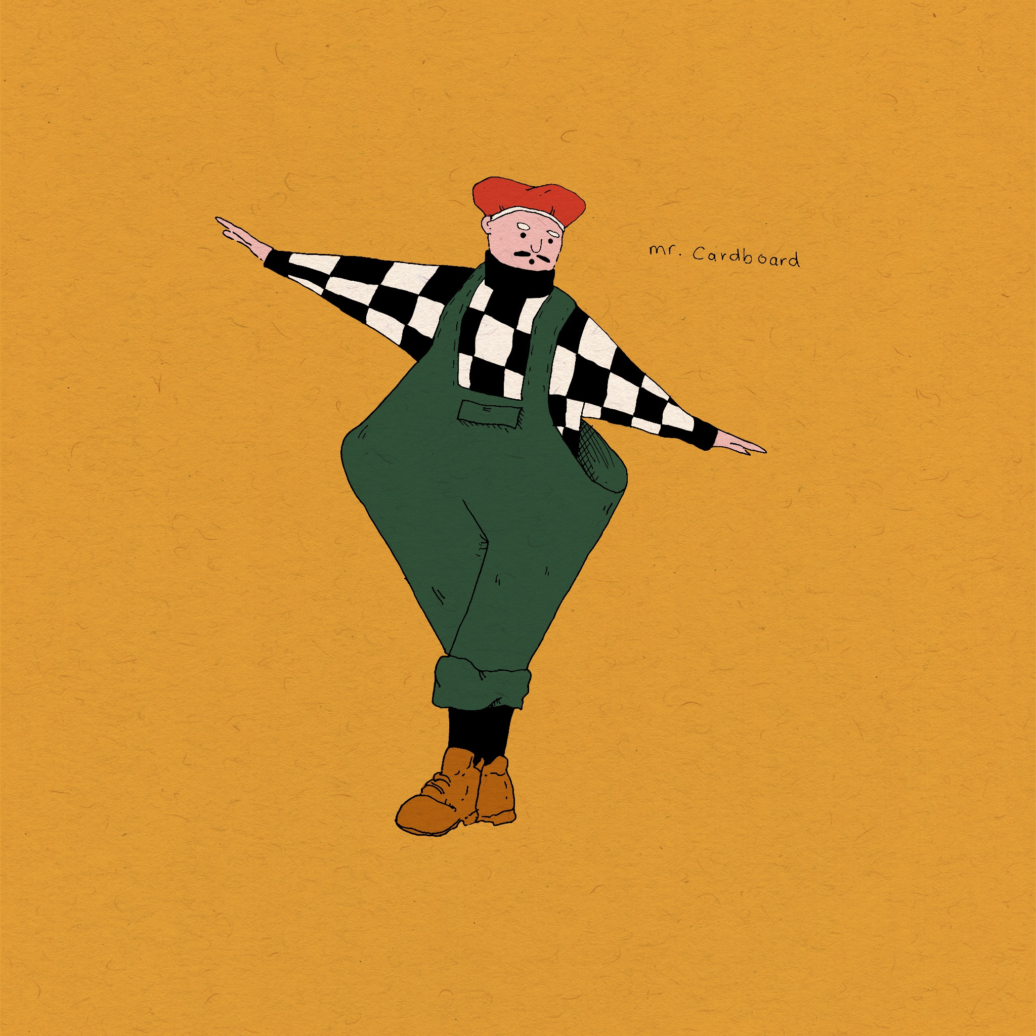 Mr. Cardboard Prepares for Edinburgh