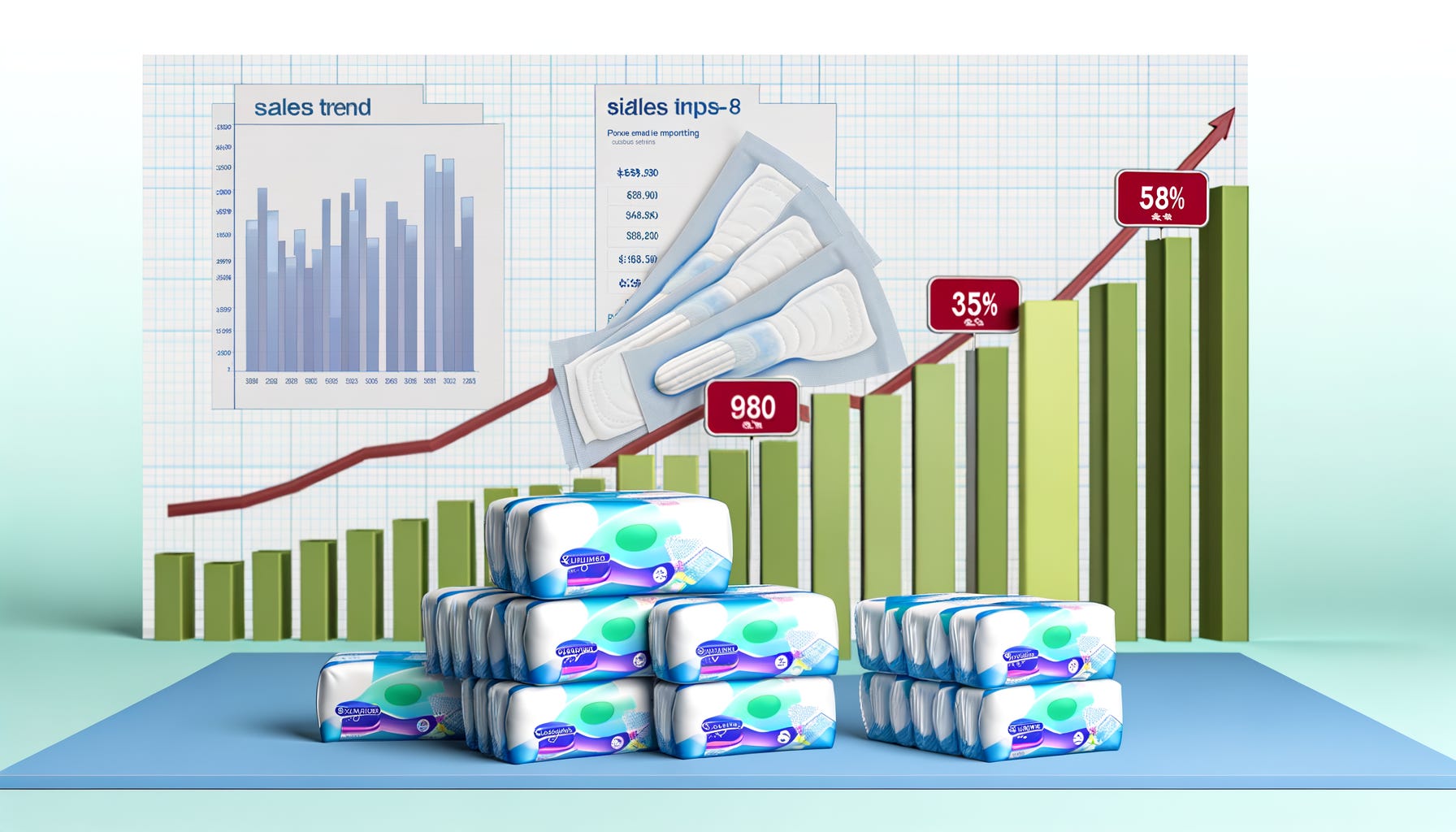 Surging Sales of Tampons and Sanitary Napkins: Influences and Insights