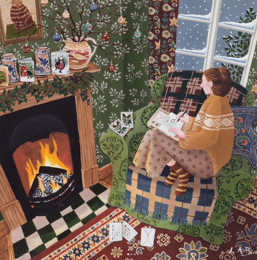 The Winter Art of Lucy Almey Bird - by Jacqueline Durban