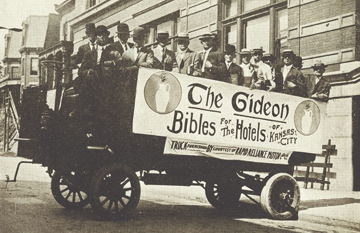 July 1 - Bible Bearers: The Revolutionary Mission of the Gideon Society