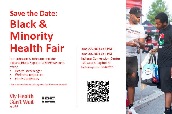 Johnson & Johnson hosts "My Health Can't Wait" Black & Minority Health ...